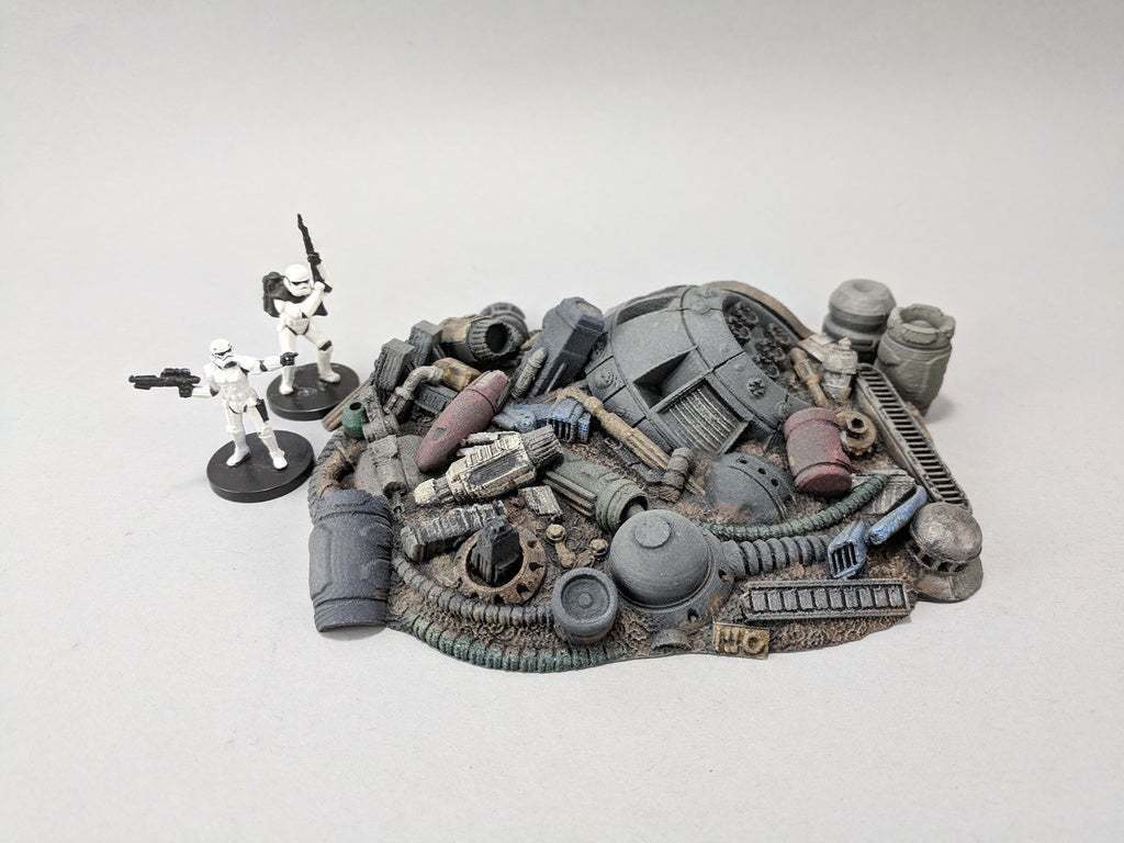 Free STL file Spaceport Scrap Pile V1 🤖・Model to download and 3D print ...