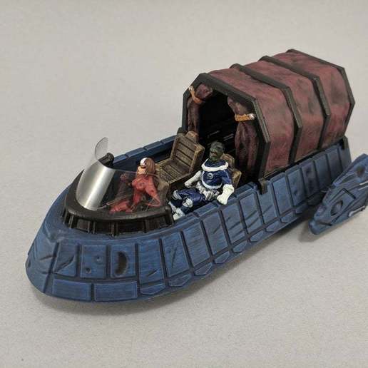 Download free STL file Sci-Fi Cargo Skiff • 3D printing model ・ Cults