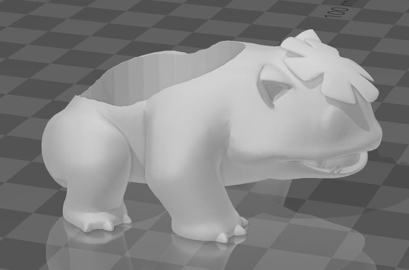 STL file venusaur planter (pokemen planter)・3D printing model to ...