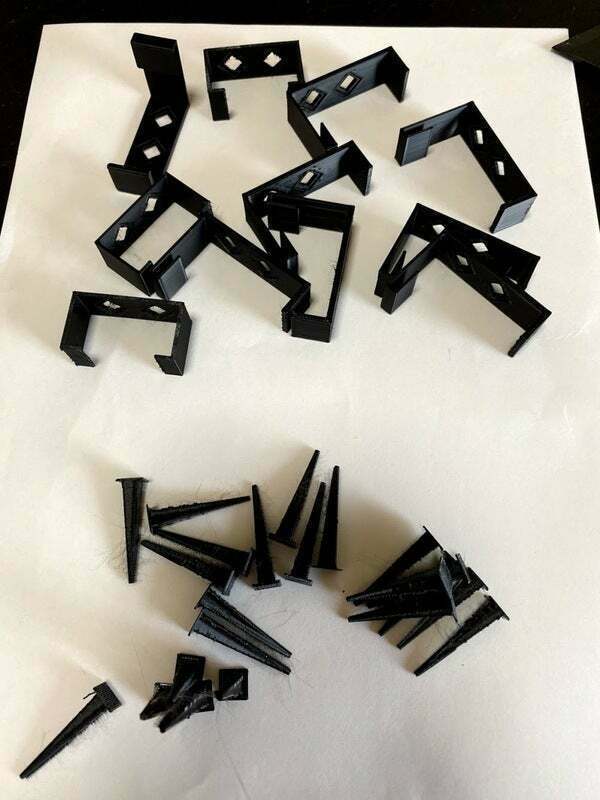 Free STL file Bird spikes・Object to download and to 3D print・Cults