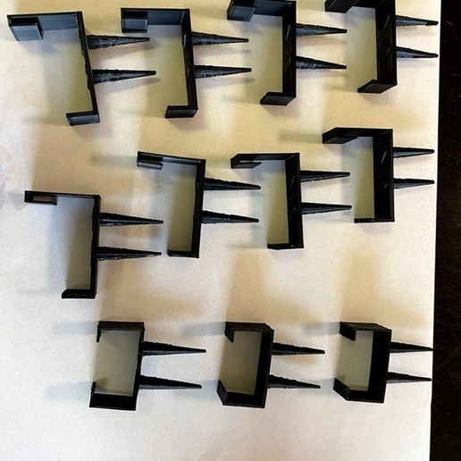 Download free STL file Bird Spikes • 3D print model ・ Cults