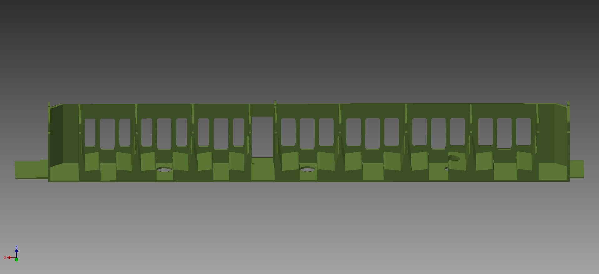 STL file HO Scale Coach Passenger Car 🚗・3D printable design to download ...