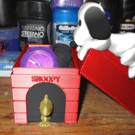 Download STL file Snoopy Box • 3D printing object ・ Cults