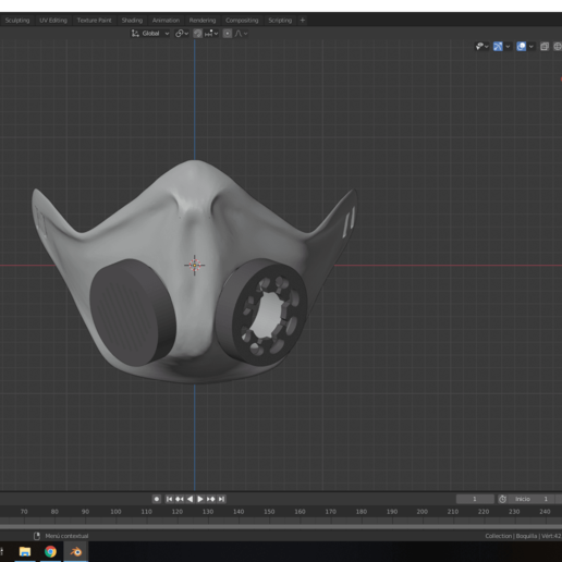 Download STL file Facial Mask • Model to 3D print ・ Cults