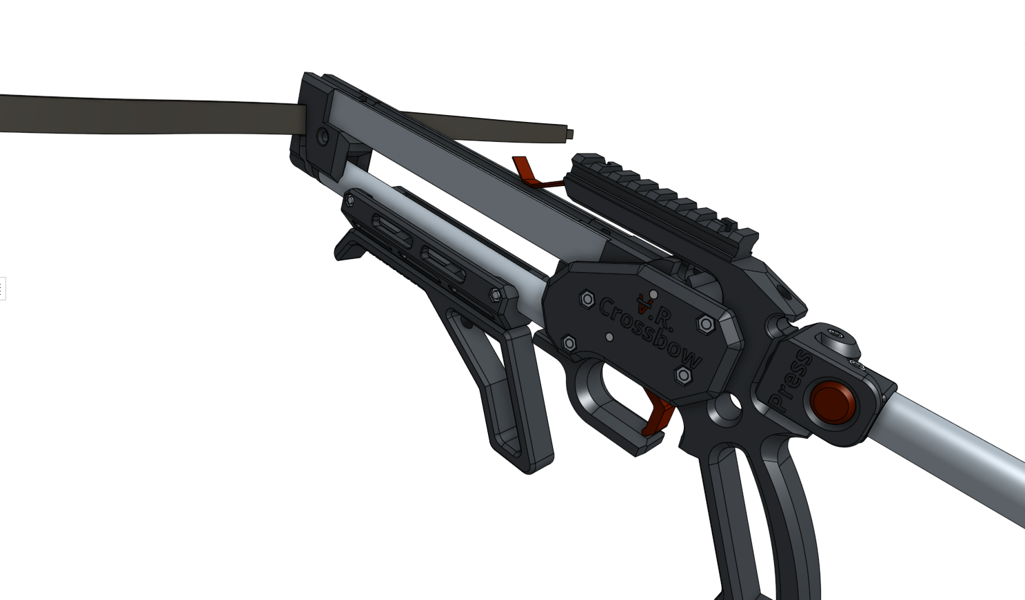 STL file VR Crossbow v1 🏹・3D printing idea to download・Cults