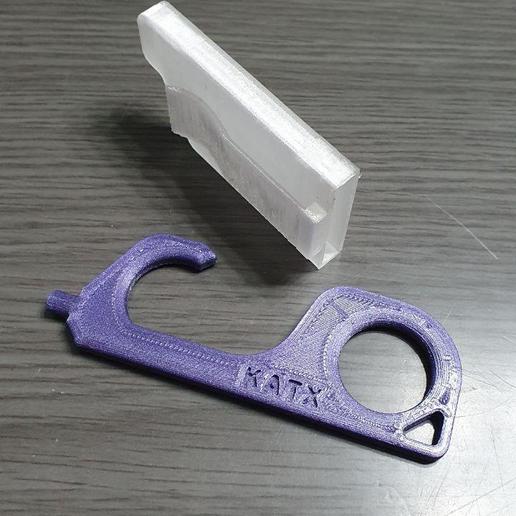 Download STL file FINE KEY RING PUSH BUTTON • 3D printer template ・ Cults