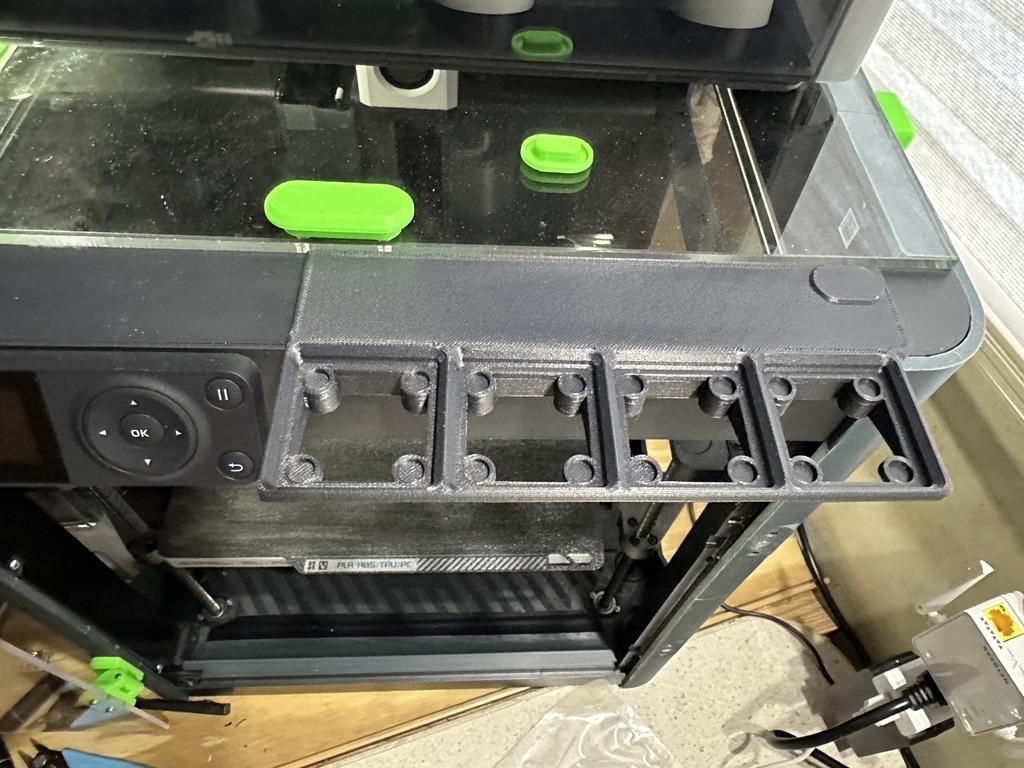 Free 3D file P1P Independent Gridfinity Faceplate・3D printing idea to ...