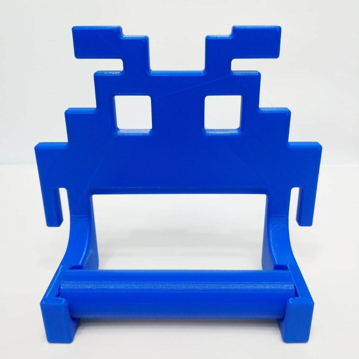 STL file Space Invaders Themed Toilet Roll Holder・3D printable design ...