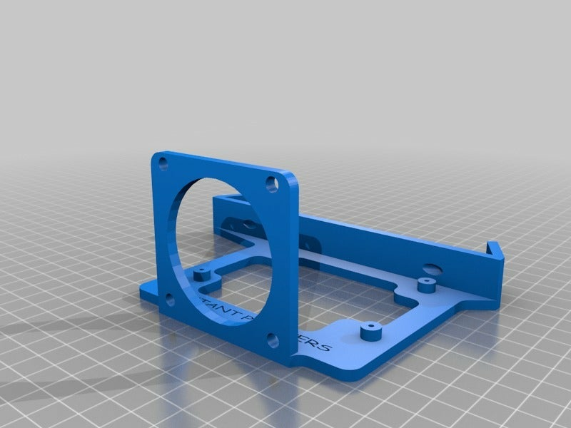 Free STL file arduino ramps 1.4 with 60mm fan mount, 60 degree LARGE ...
