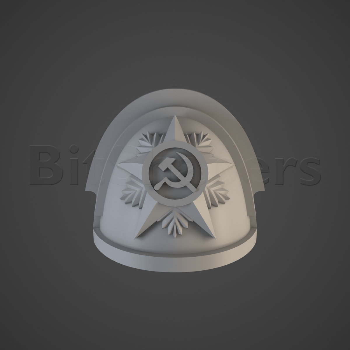 OBJ file Soviet Space Soldiers Shoulders vol4・3D printing model to ...