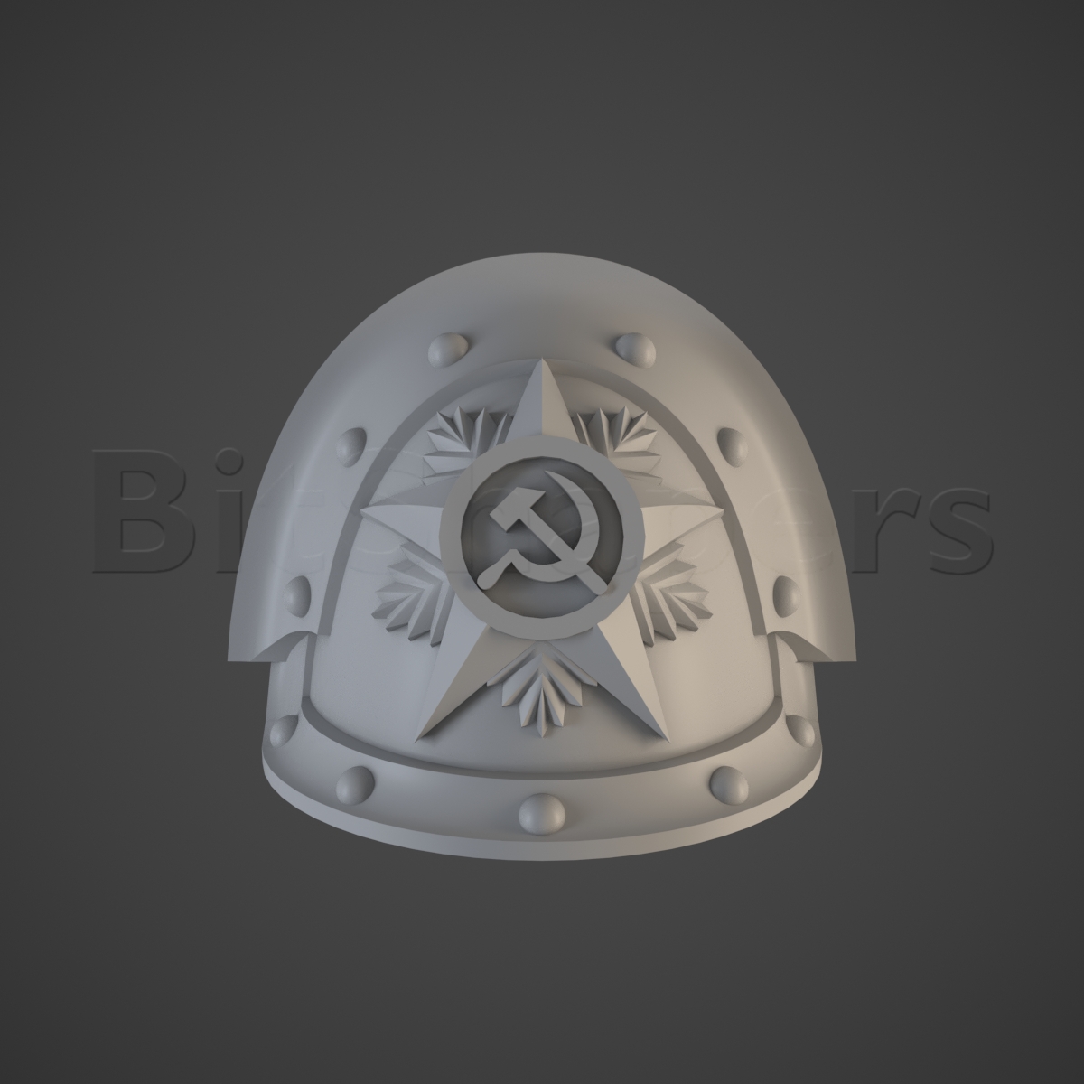 OBJ file Soviet Space Soldiers Shoulders vol4・3D printing model to ...
