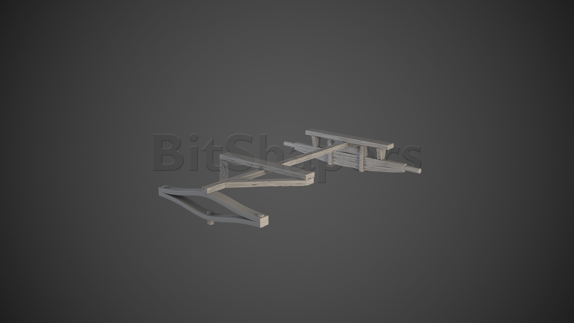 OBJ file Slave Wagon Jail Cart 🛒・3D printing idea to download・Cults