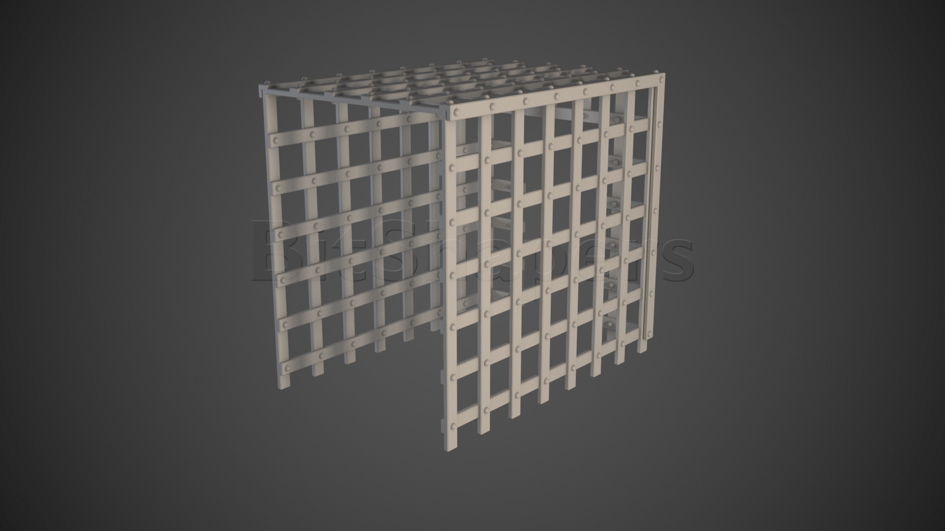 OBJ file Slave Wagon Jail Cart 🛒・3D printing idea to download・Cults