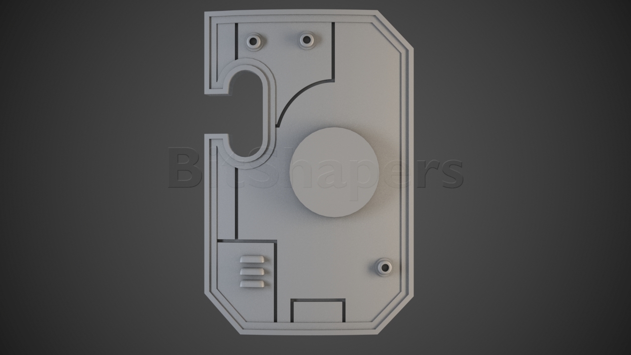 OBJ file Generic Breacher Shield 🛡️・3D print design to download・Cults