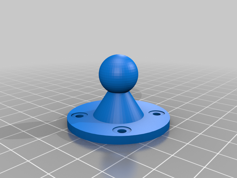 Free STL file My Customized Ball-and-Socket Mount・Design to download ...