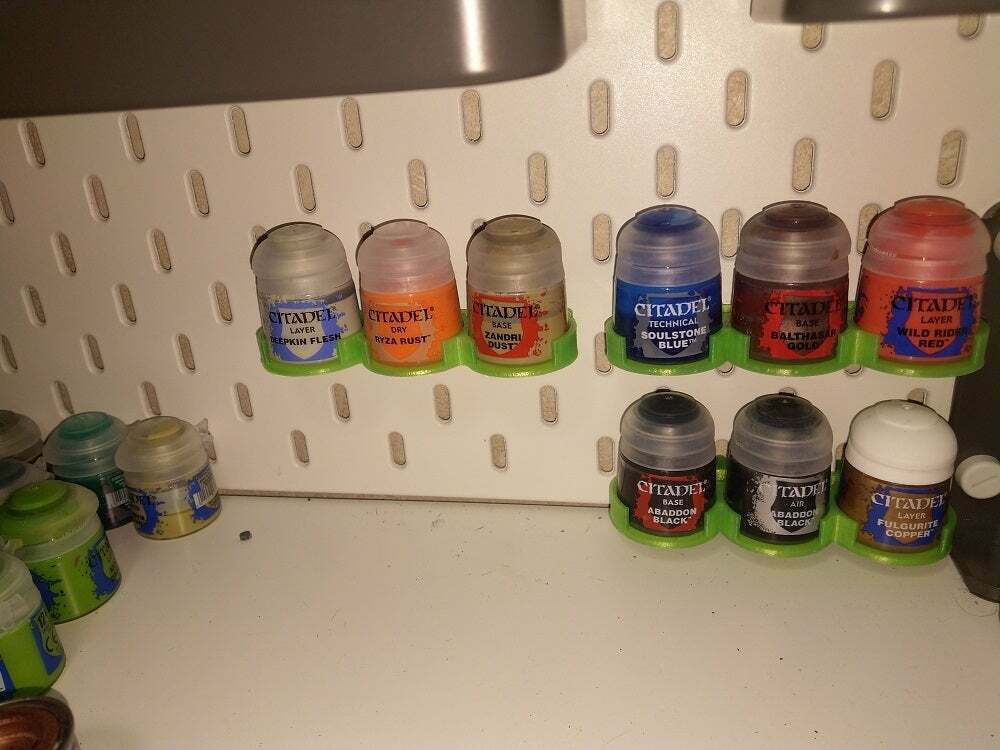 Free STL file Paint rack for citadel pots・3D print model to download・Cults