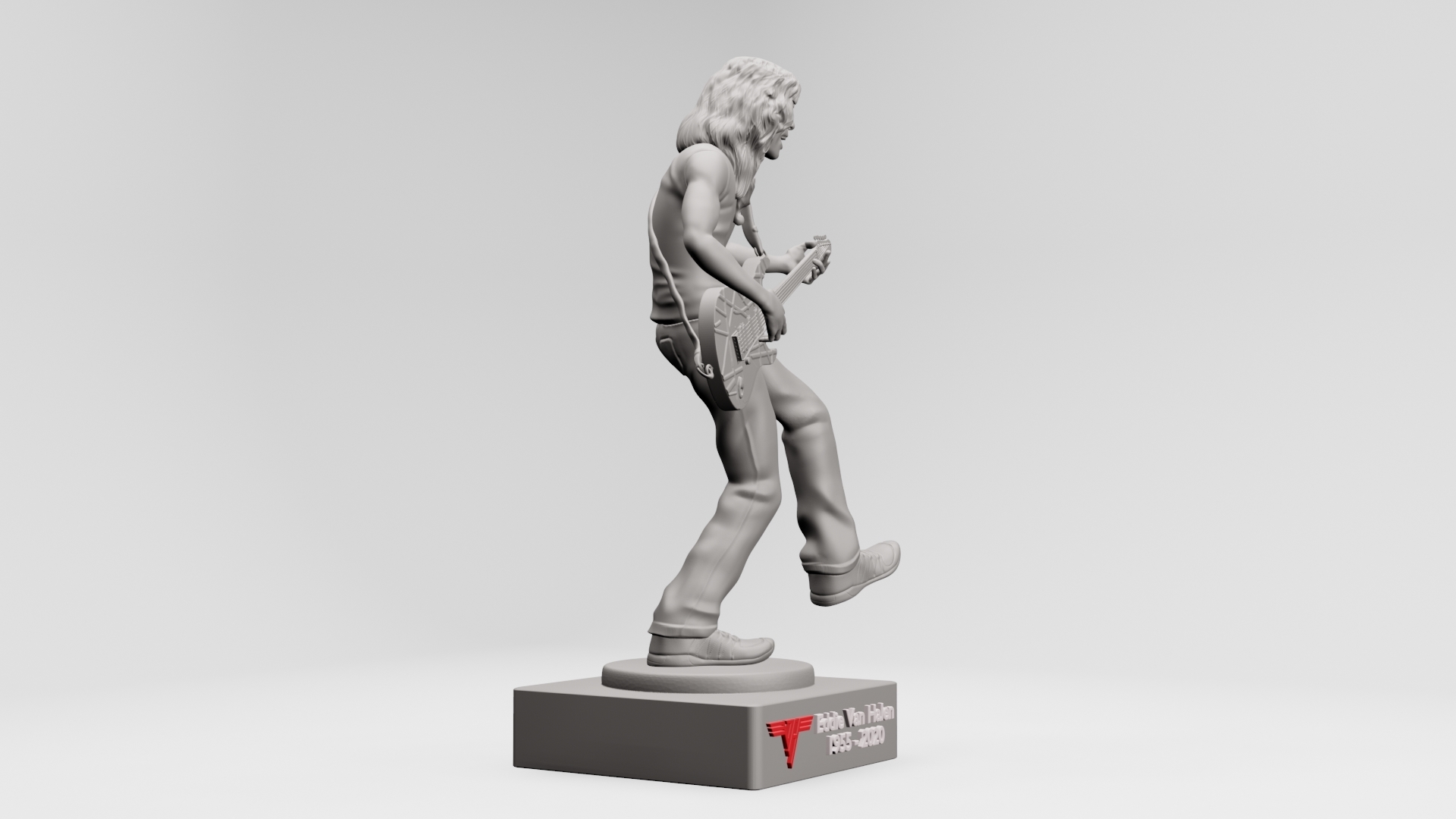 Archivo STL Eddie Van Halen - 3Dimprimible・Modelo para descargar y ...