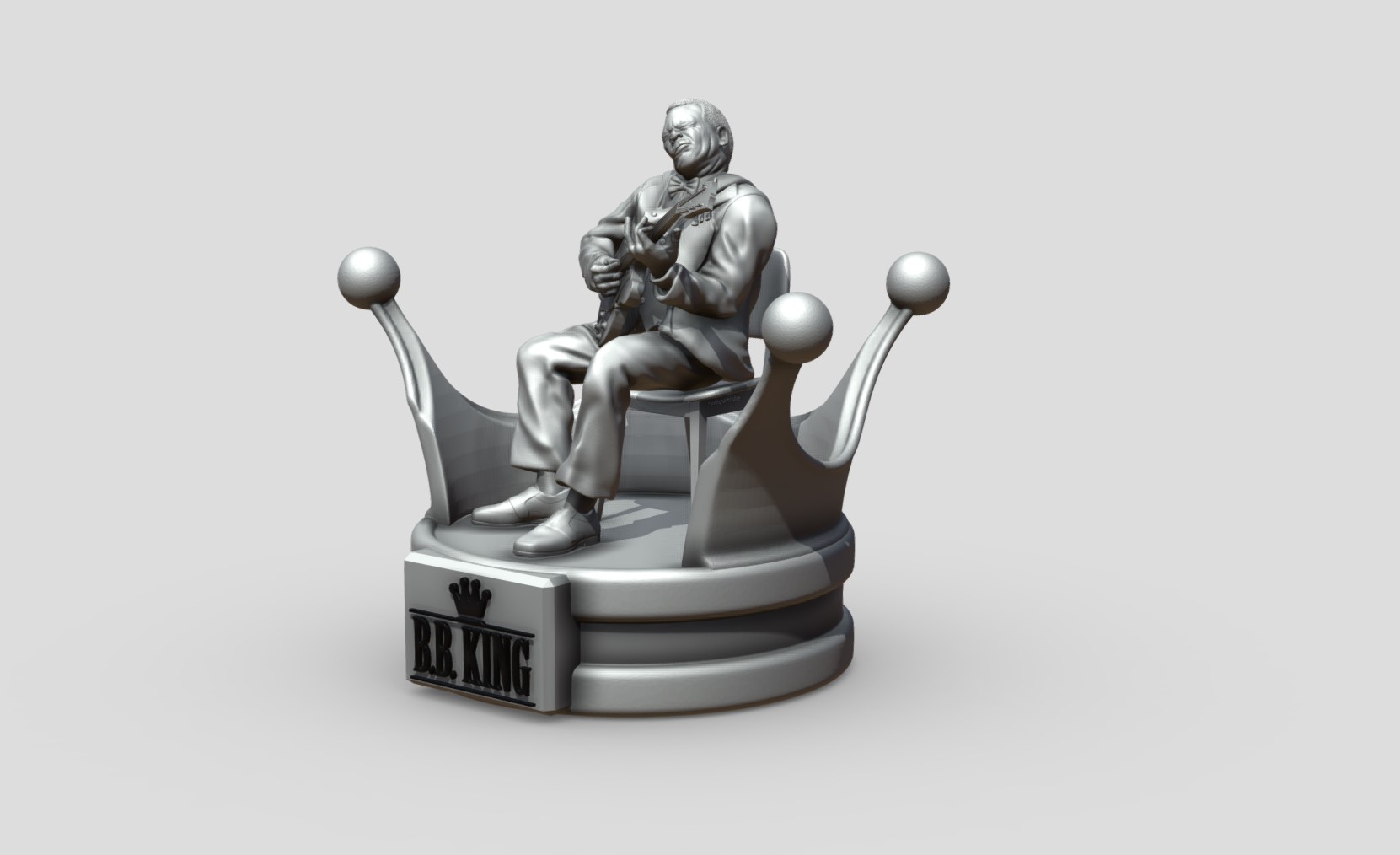 STL file BB KING - 3D Printing 🤴・3D printing template to download・Cults