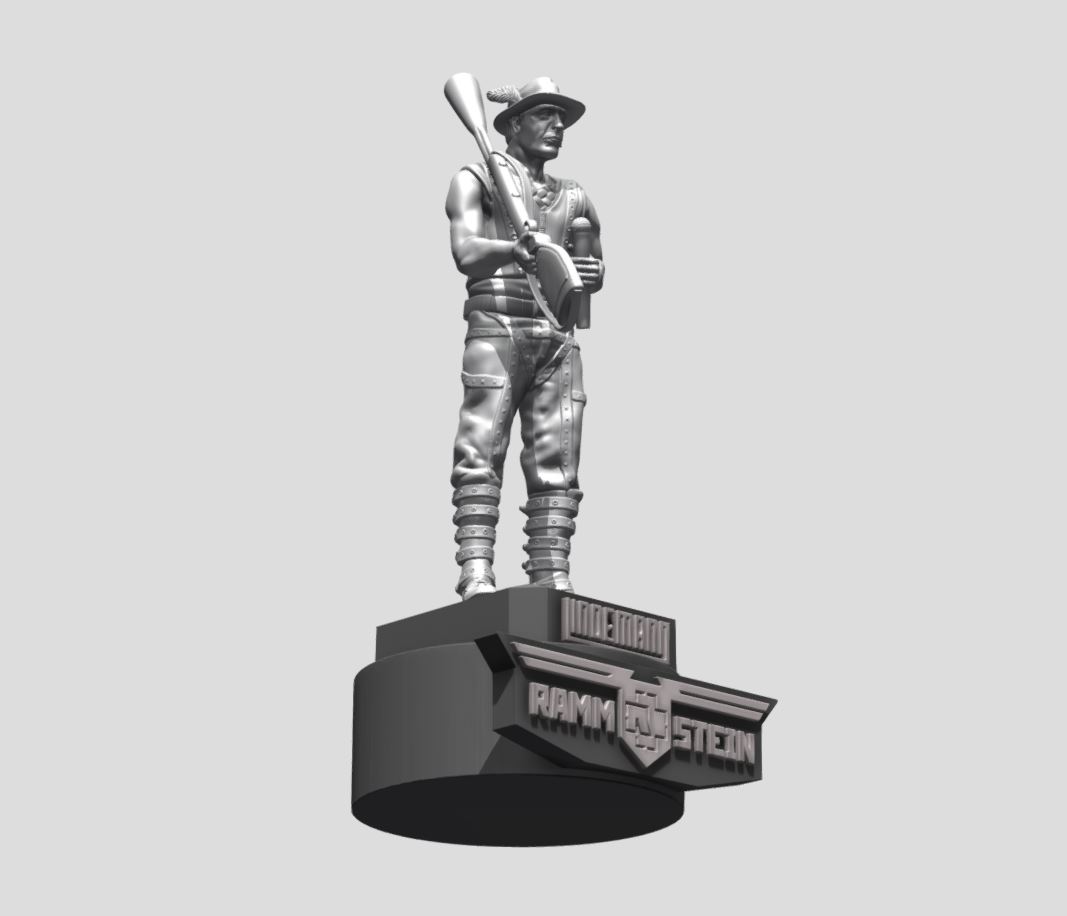 STL file Lindemann - Rammstein 3d printing 🎸・Design to download and 3D ...