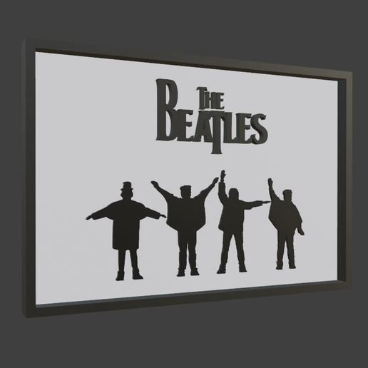 Download free 3D printer designs The beatles ・ Cults