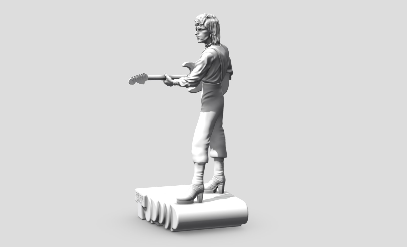 STL file david bowie rebel rebel top pop - 3dprinting ️・3D print object ...