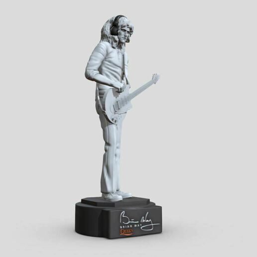 Descargar archivo STL Brian May - reina - Impresión 3D • Modelo para la ...