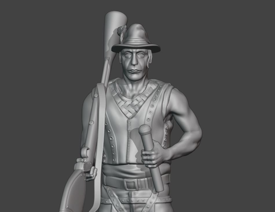 STL file Lindemann - Rammstein 3d printing 🎸・Design to download and 3D ...