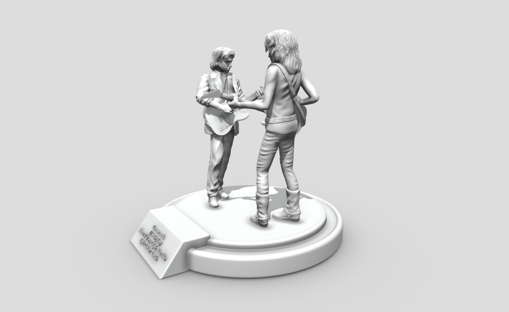 3D file Steve Vai vs Ralph Macchio 3D printing・Design to download and ...