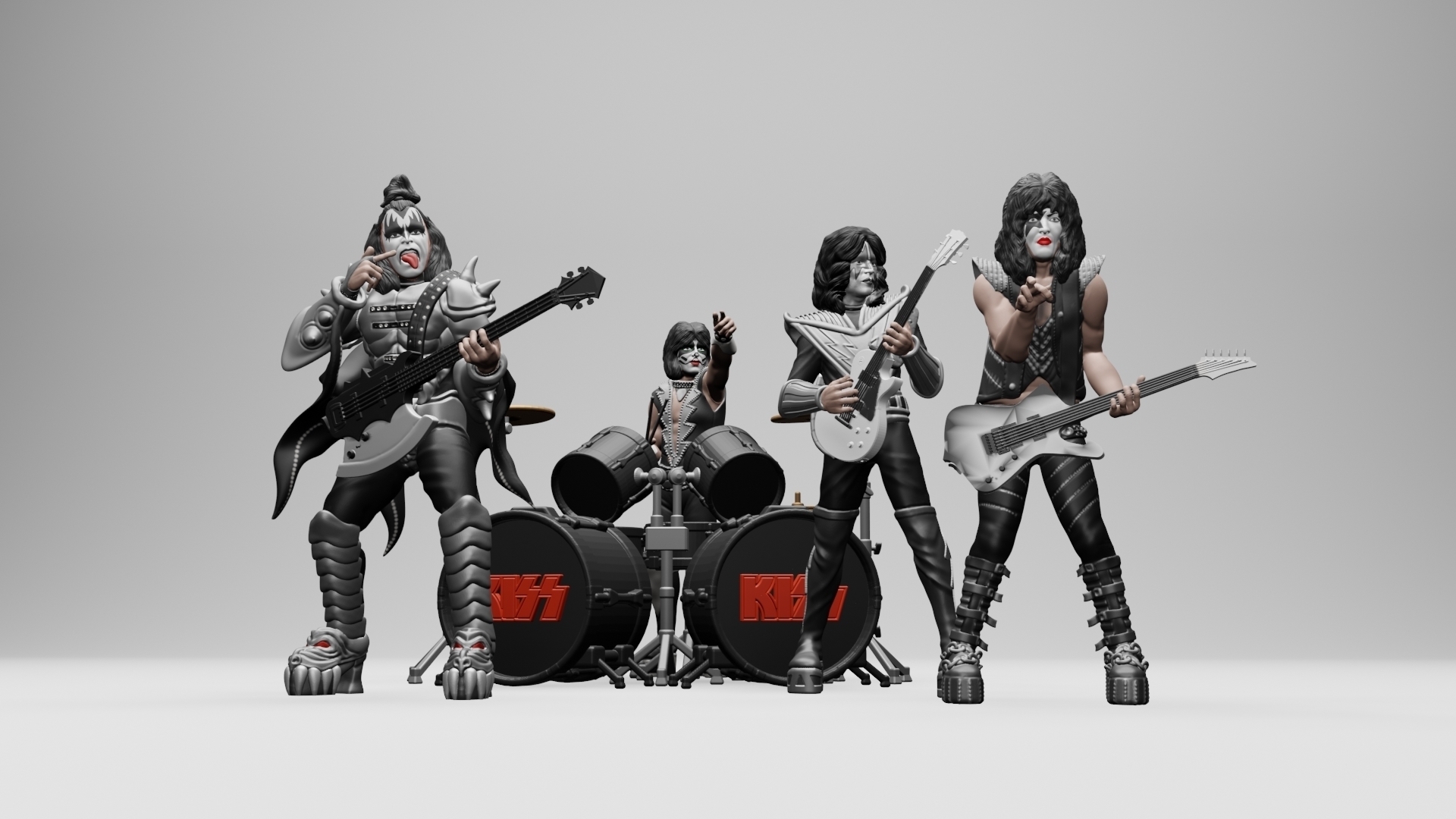 STL file gene simmons kiss - 3Dprinting・3D printable model to download ...