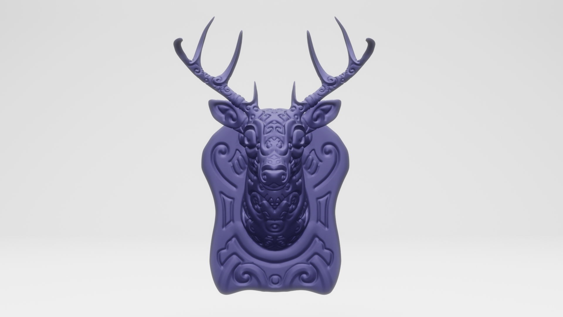 Free 3D file head deer, obj, stl 🦌・3D print design to download・Cults