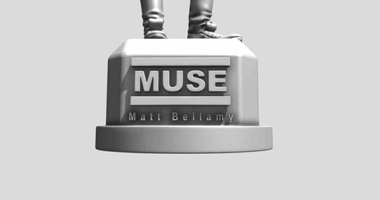 Fichier STL muse - matt bellamy 3dprinting 👾・Plan pour imprimante 3D à ...