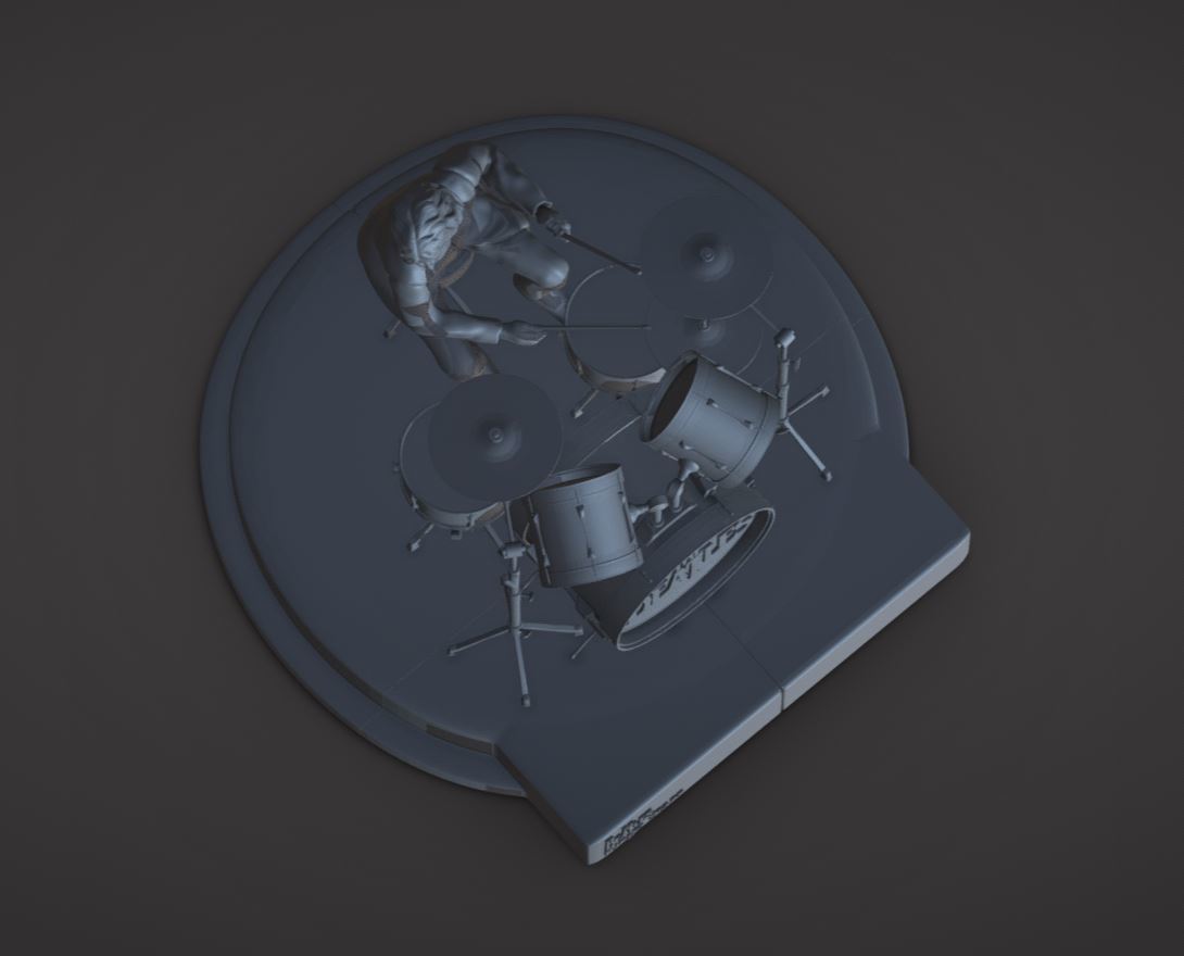 3D file Ringo Starr, the Beatles, rooftop concert・Model to download and ...