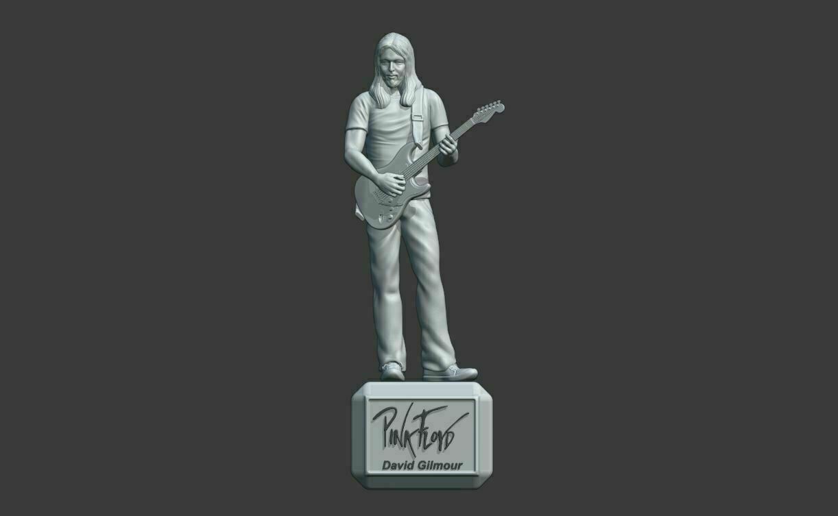 STL file David Gilmour PinkFloyd - 3D Printing・3D print design to ...