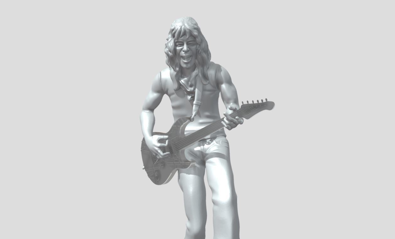 STL file Eddie Van Halen - 3Dprintable 🚐・3D printing idea to download・Cults