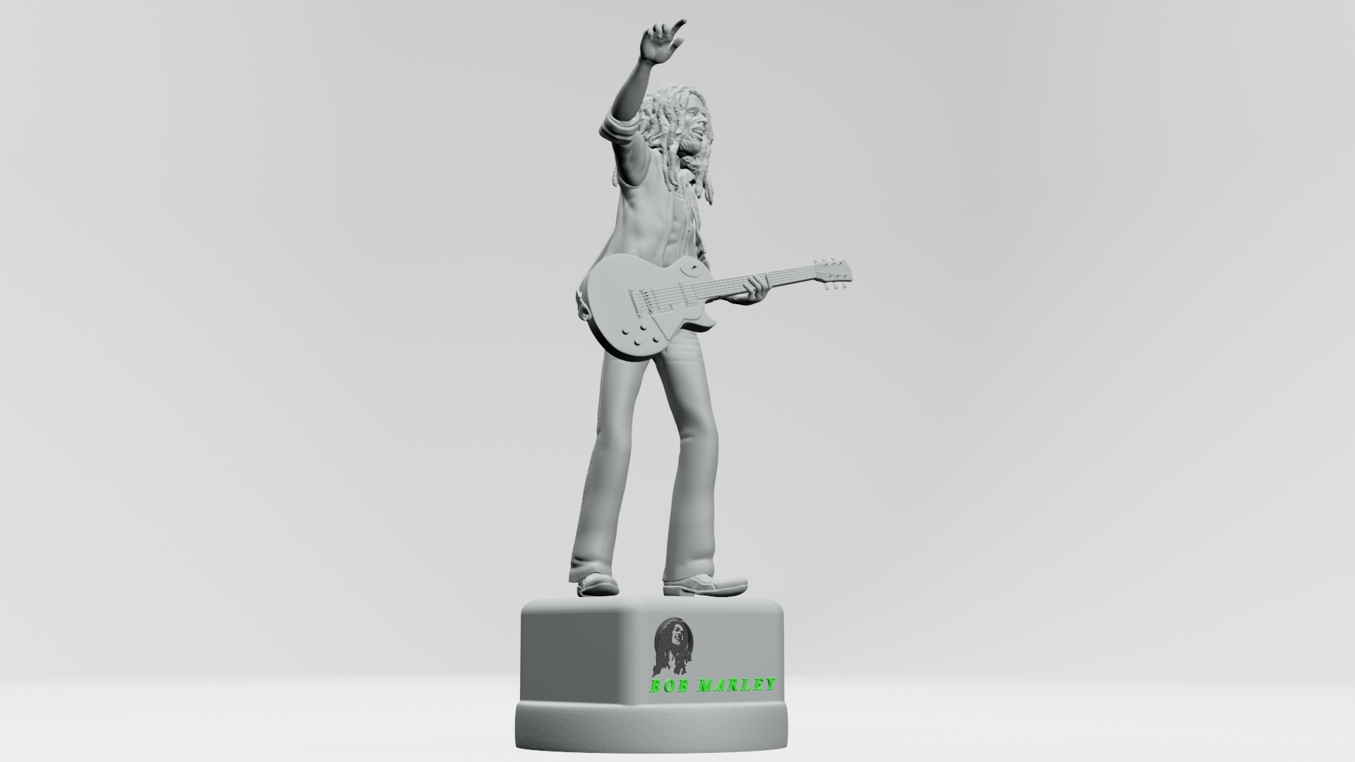 3D file Bob Marley - 3D Printable 🎸・3D printable model to download・Cults