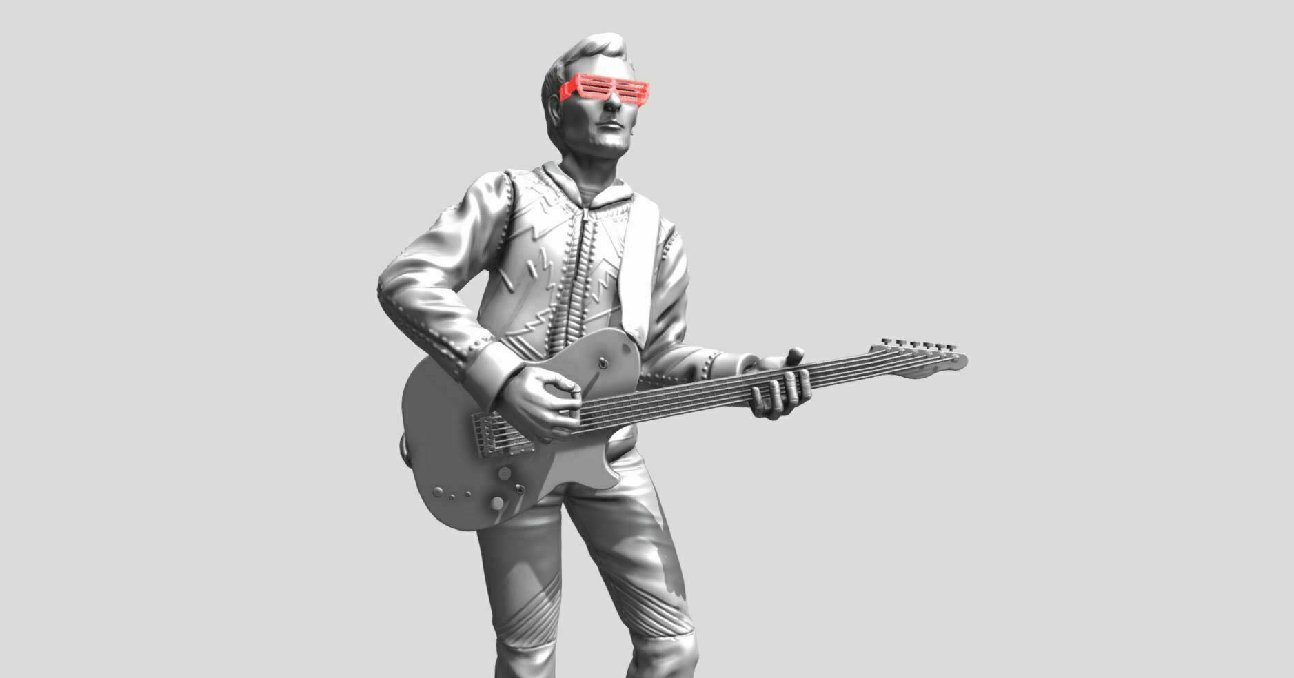 Fichier STL muse - matt bellamy 3dprinting 👾・Plan pour imprimante 3D à ...