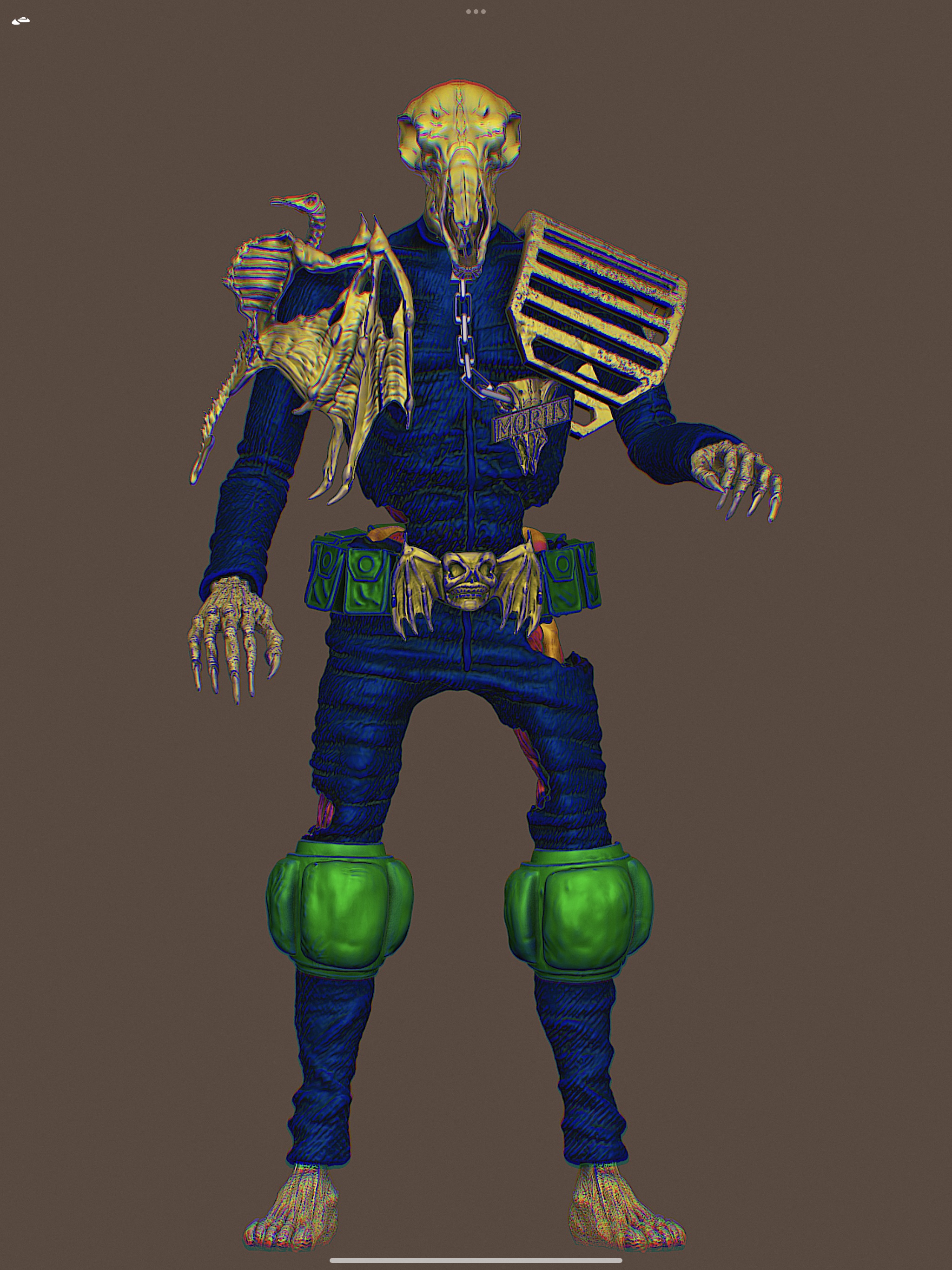 OBJ file Judge Mortis・3D printable model to download・Cults