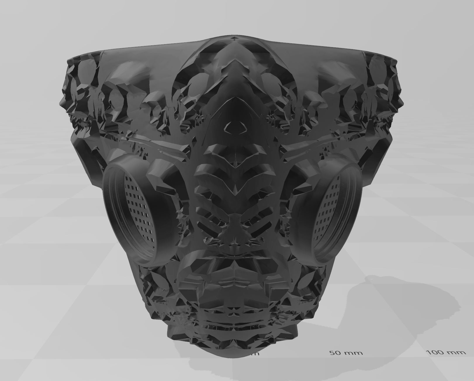 STL-Datei CRANE MASK 🏗️・3D-druckbares Modell zum Herunterladen・Cults