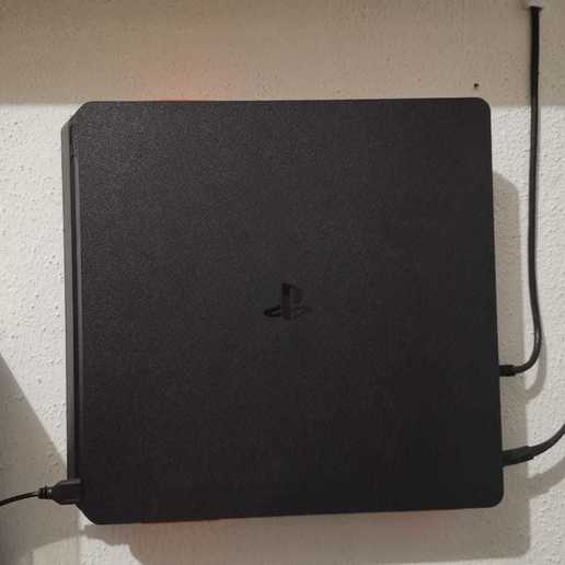 Download 3D printer files Ps4 wall mount ・ Cults