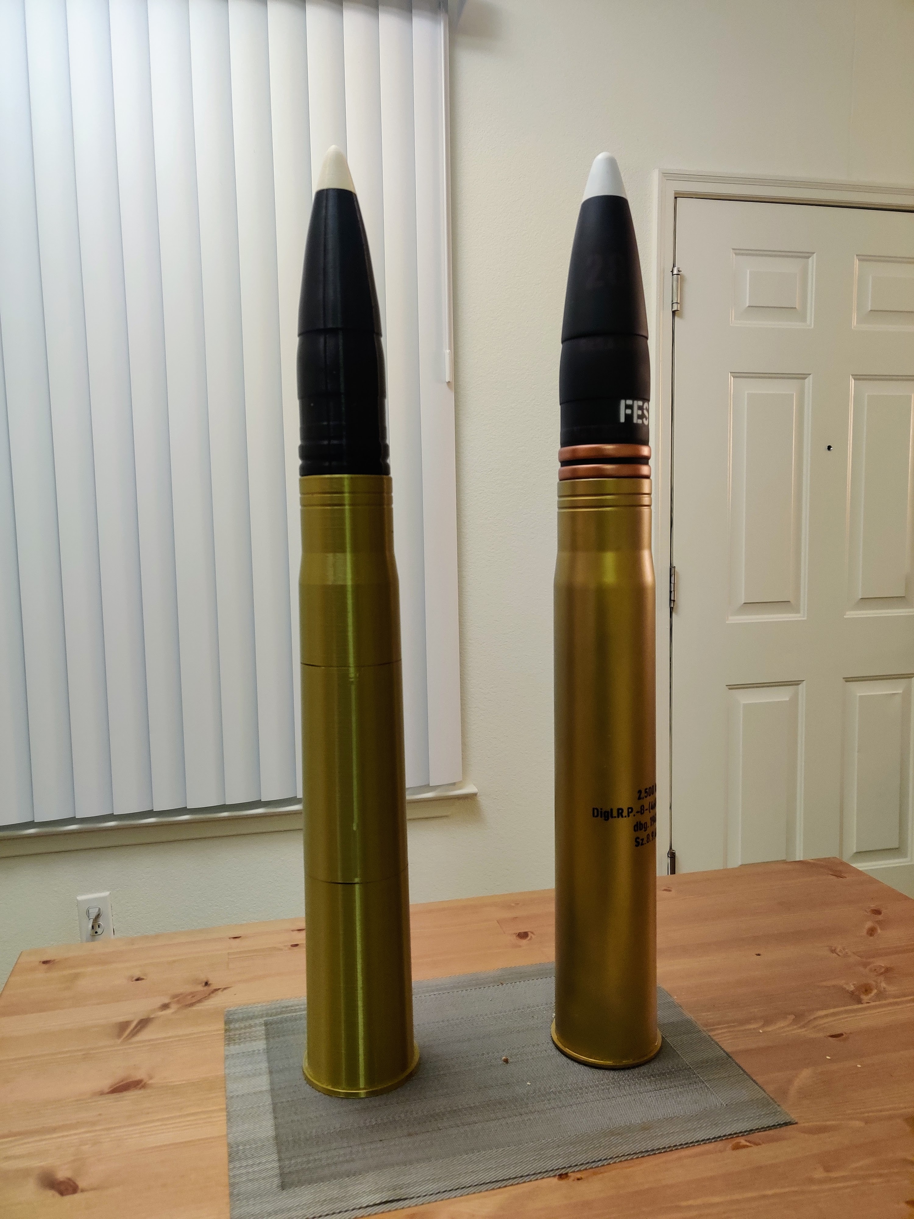 STL file Full Scale 8.8 cm KwK 36 PzGr. 39 Armour-piercing, capped ...