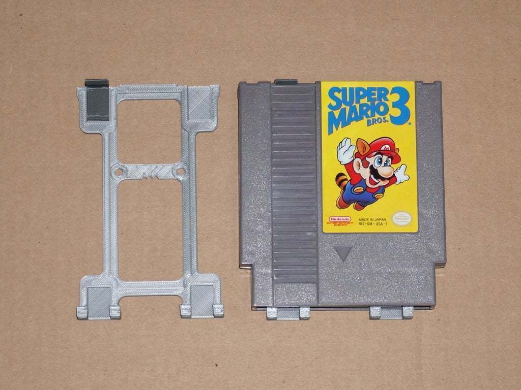 Free STL file Modular NES Game Wall Hangers (Nintendo Entertainment ...