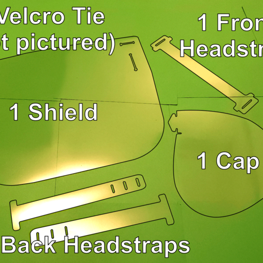 Download free 3D printing designs Cricut DIY Face Shield - Uses Binder ...