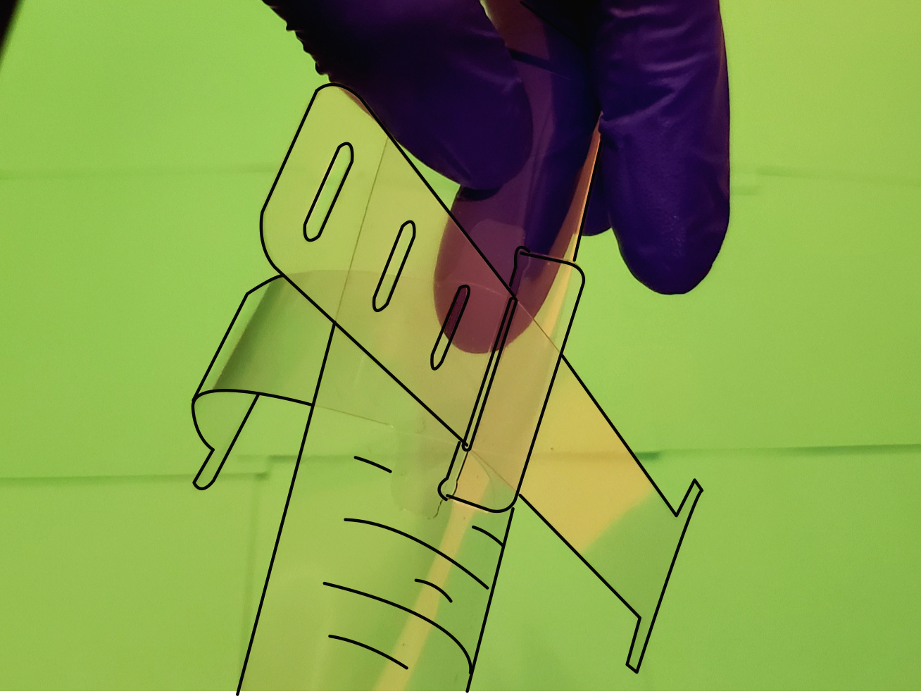 Archivo SVG gratis Face Shield DIY de Cricut - Utiliza tapas de carpeta ...