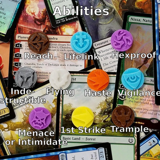 Download free 3D printing templates Magic: The Gathering Counters ...