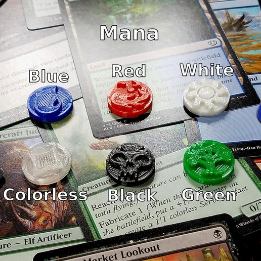 Download free 3D printing templates Magic: The Gathering Counters ...