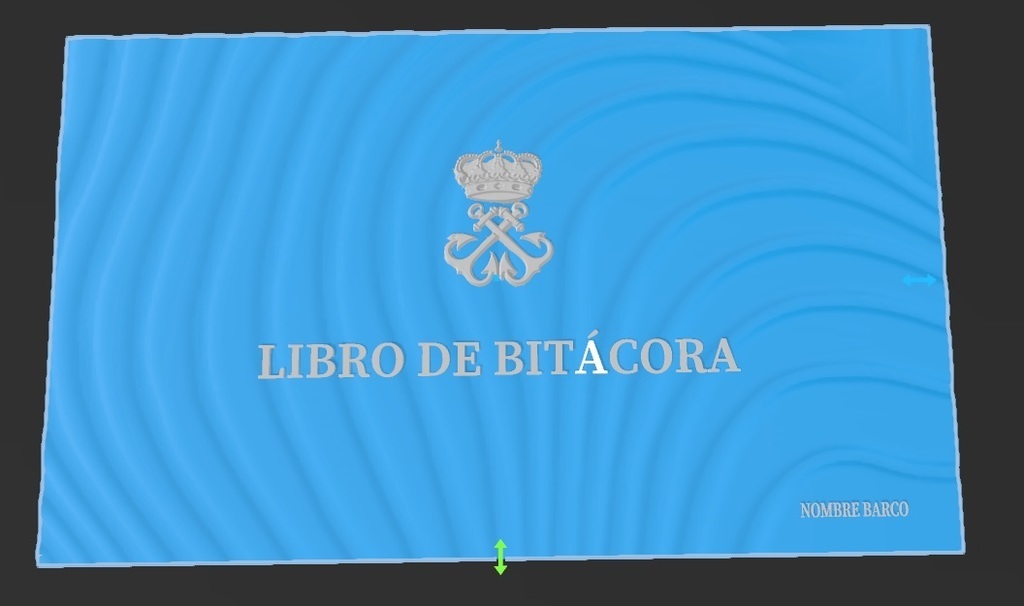 Free 3D file TAPA LIBRO BITÁCORA - BOAT LOG BOOK・Template to download ...