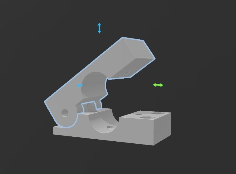 Archivo 3D gratis RETEN BISAGRA SUJECCION SOLAR HINGE FIXING GEMINI 105 ...