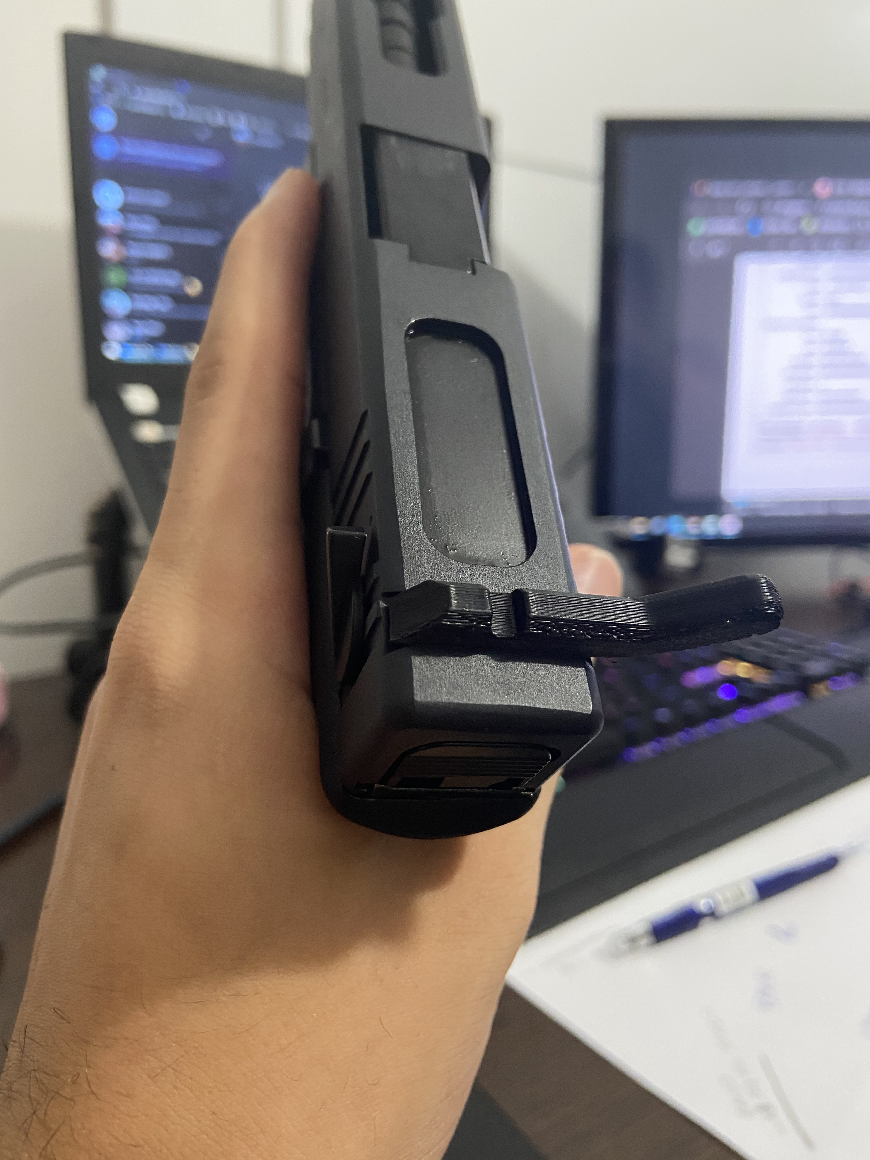 STL file Glock Charging Handle・3D printer model to download・Cults