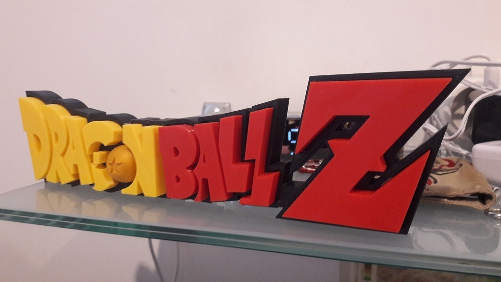 3D file Dragon Ball Z Logo・3D printing idea to download・Cults