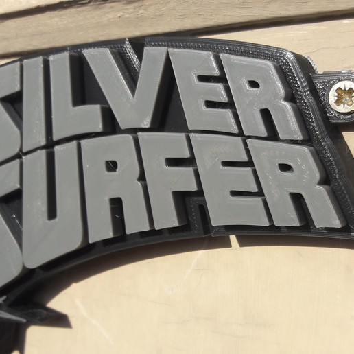 Download free STL file Silver Surfer logo • 3D printing object ・ Cults